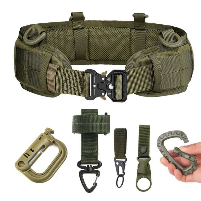 Утилитарный пояс для туризма, Армейский зеленый костюм 2