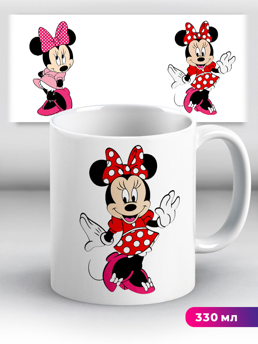 Кружка Мини Маус Минни Minnie розовая