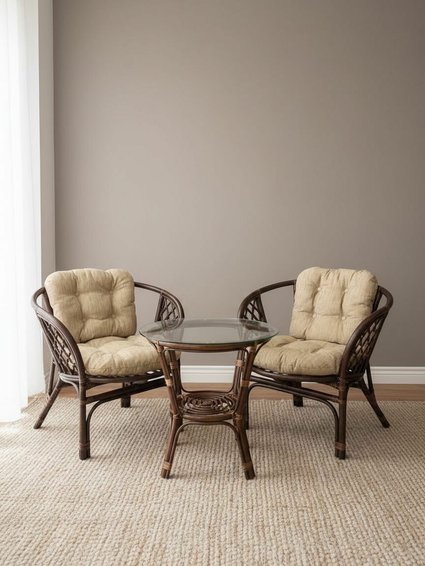 Комплект плетёной мебели