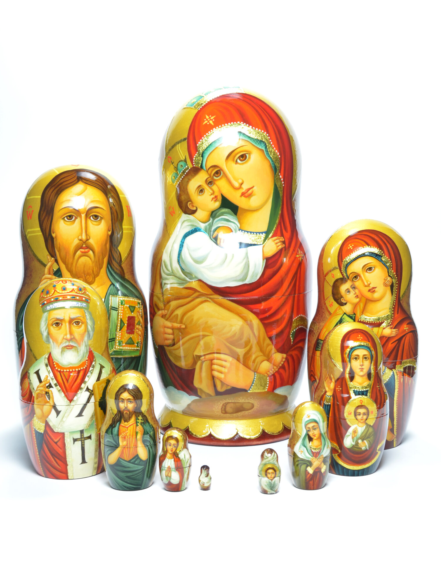 Матрёшка Art-Mod "Почаевская икона Божией Матери", ручная роспись, высота 28 см