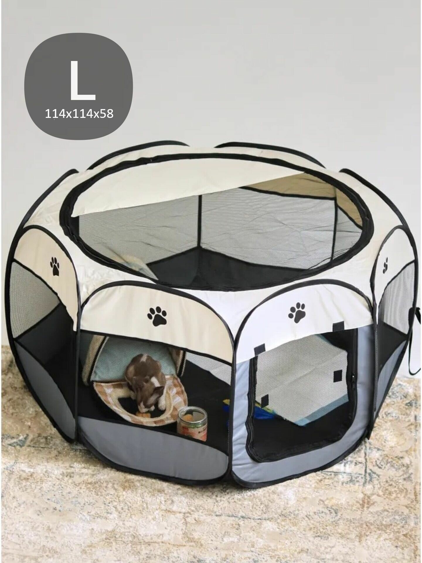 Вольер манеж для животных, L размер