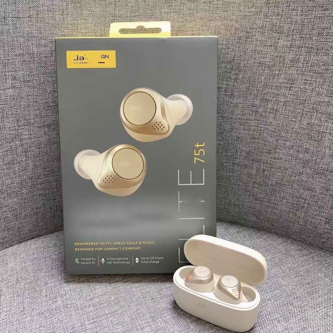 Наушники Jabra Elite 85T, Bluetooth, 11 уровней шумоподавления, 31 час работы, золото