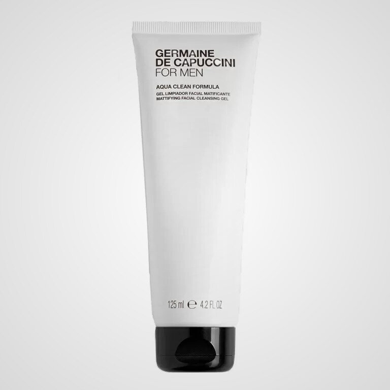Аква-гель для очищения кожи, 125 мл GERMAINE DE CAPUCCINI FOR MEN AQUA CLEAN FORMULA Гель 125 мл
