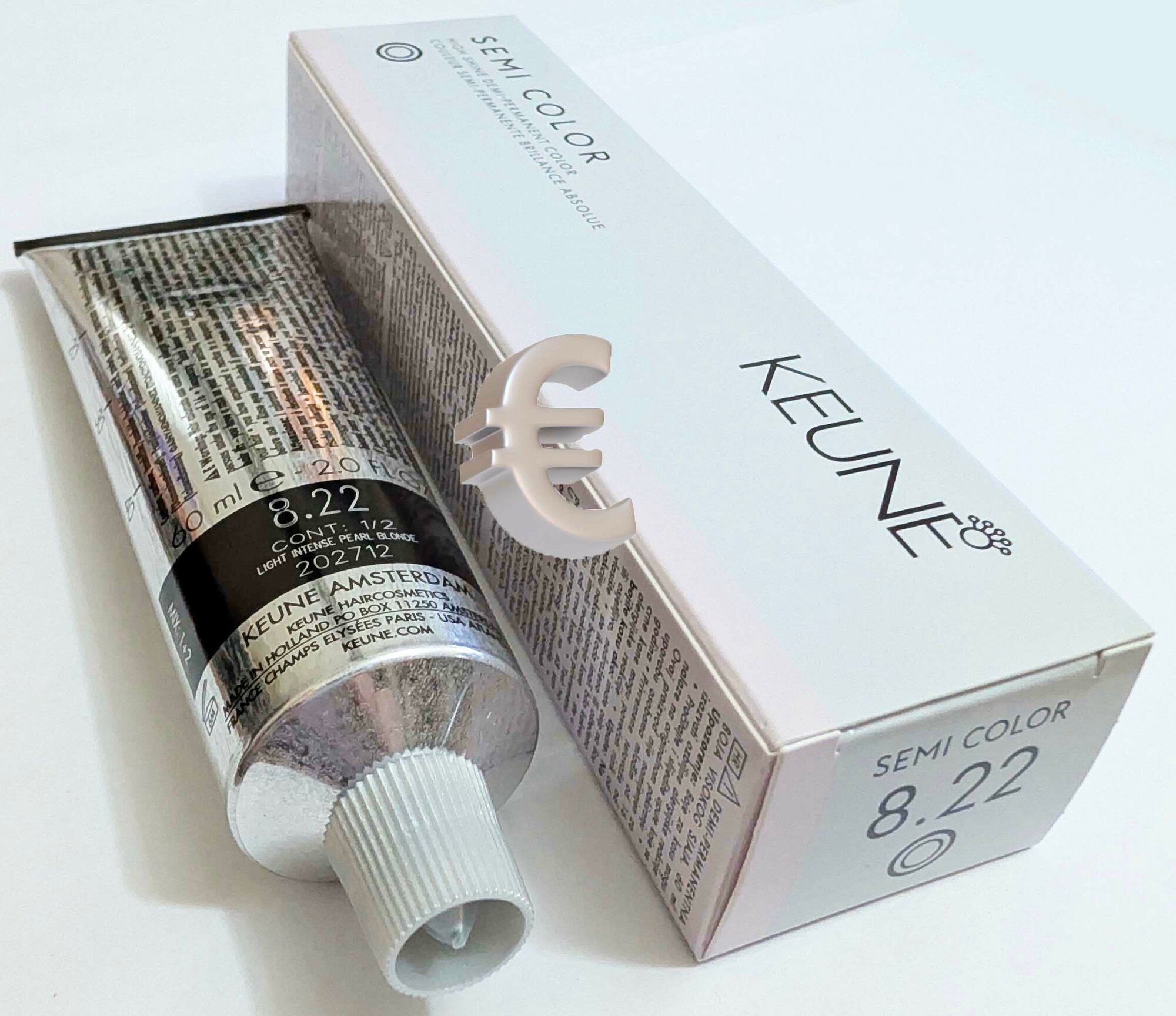 Keune Semi Color 8.22 Краска Семи Светлый Блондин интенсивно-перламутровый Безаммиачная краска для волос 60 мл