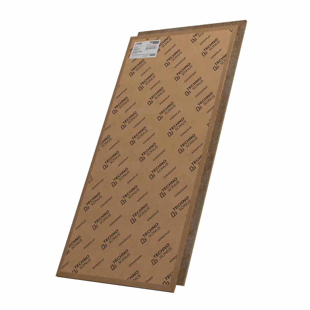 Звукоизоляционная панель ТехноСонус "Соноплат", кварцевый наполнитель, 22x600x1200мм