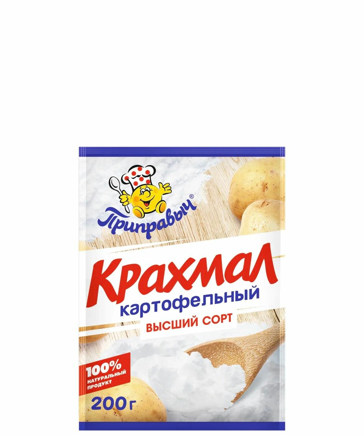 Крахмал картофельный приправыч высший сорт, 200 г * 4 шт.