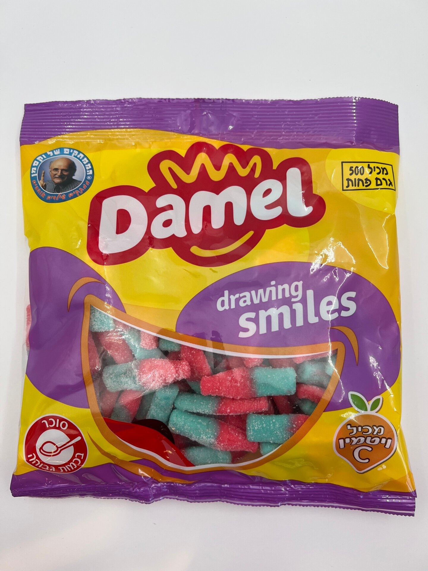 Мармелад жевательный кошер/VEGAN "Бутылочка со вкусом жевательной резинки" 0,5кг DAMEL/ Испания