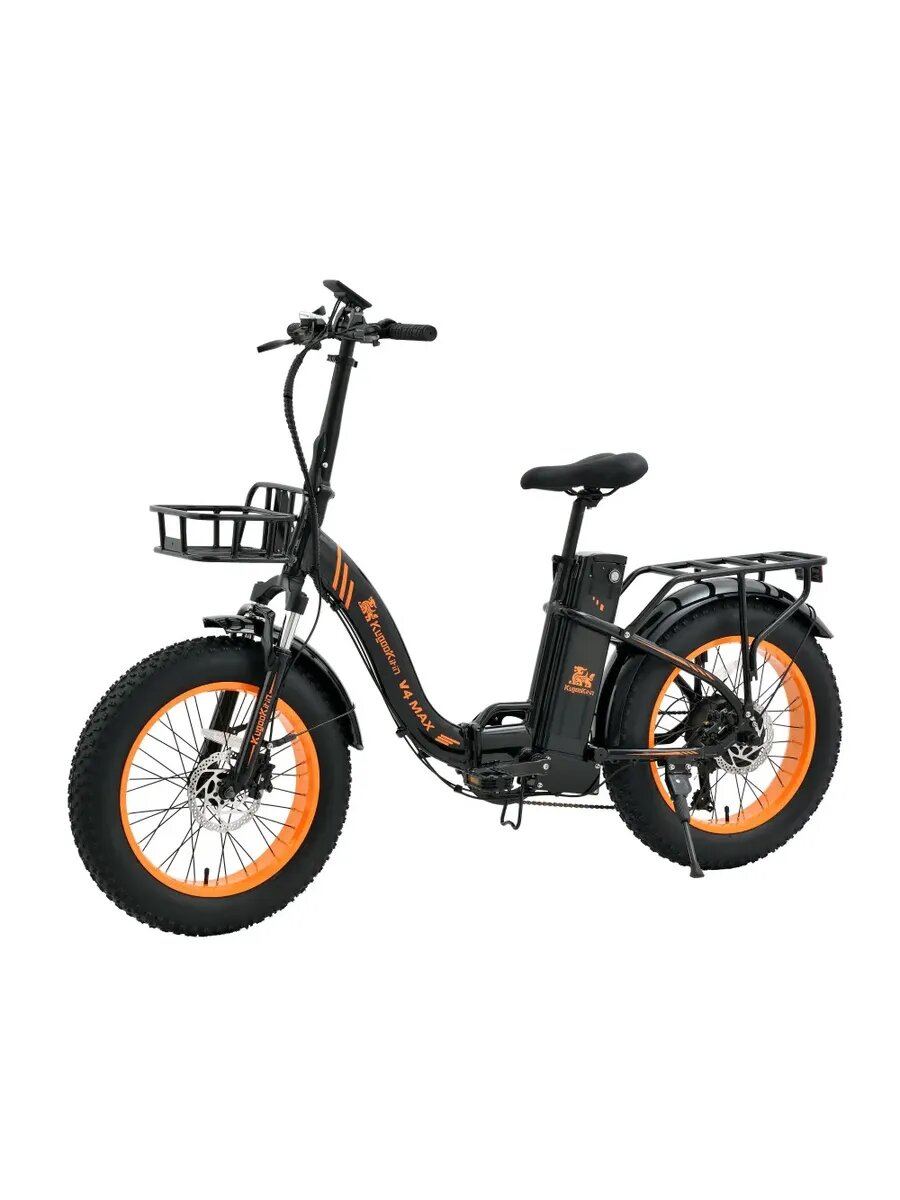Электровелосипед Kugoo Kirin V4 Max 750W, 48V / 15.6AH, черный