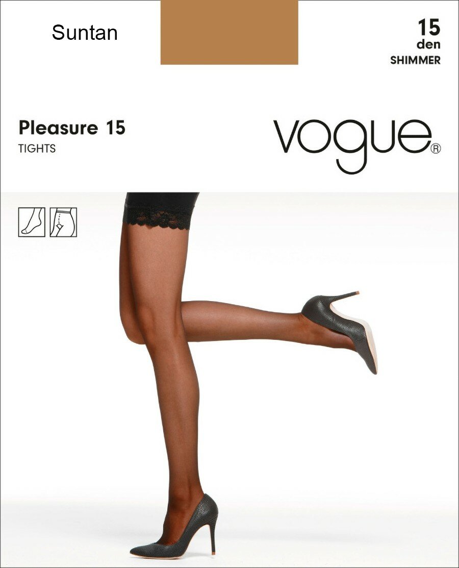 Летние матовые колготки Vogue 37135 PLEASURE 15 den