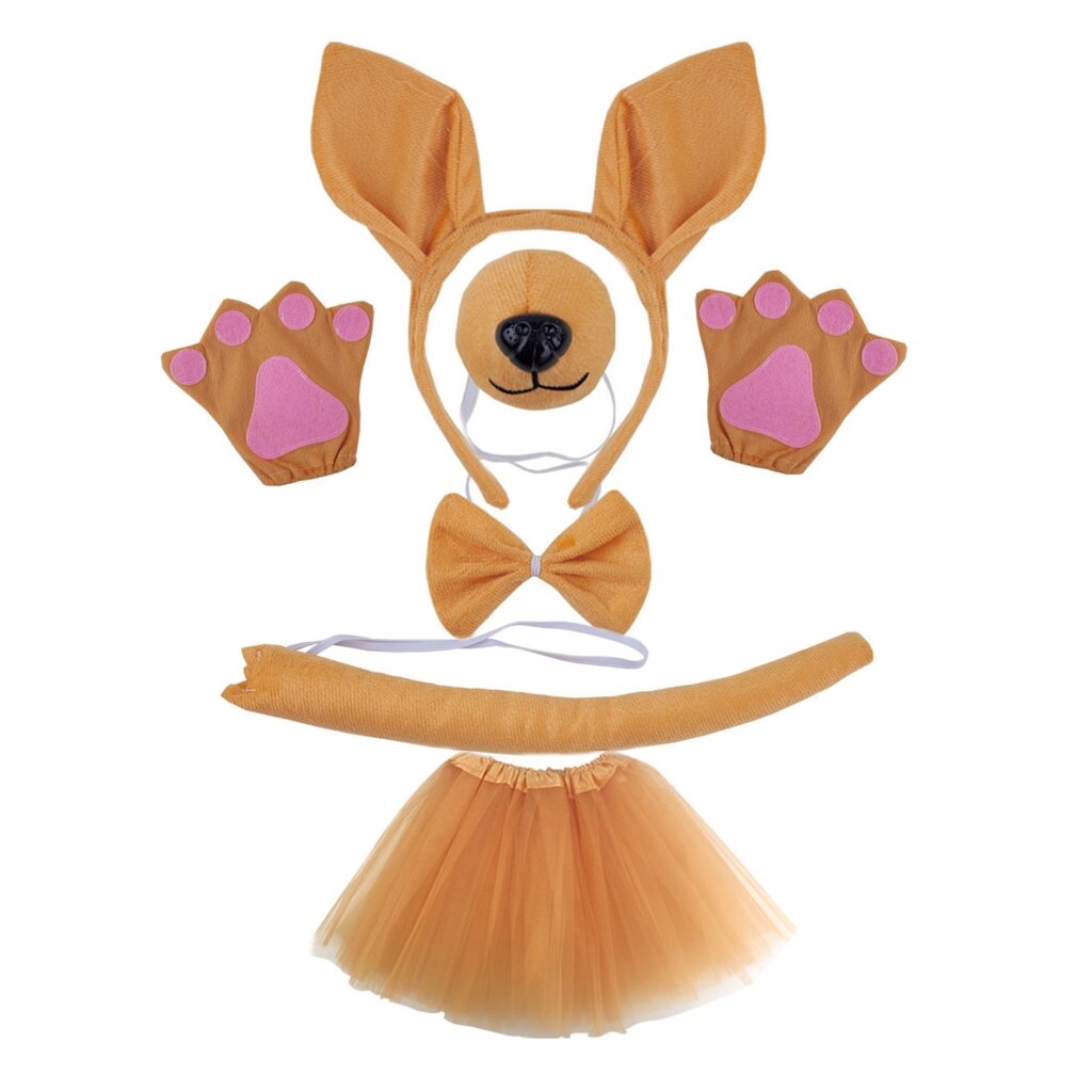Аксессуары cos kangaroo-комплект из четырех предметов с перчатками и марлевой юбкой