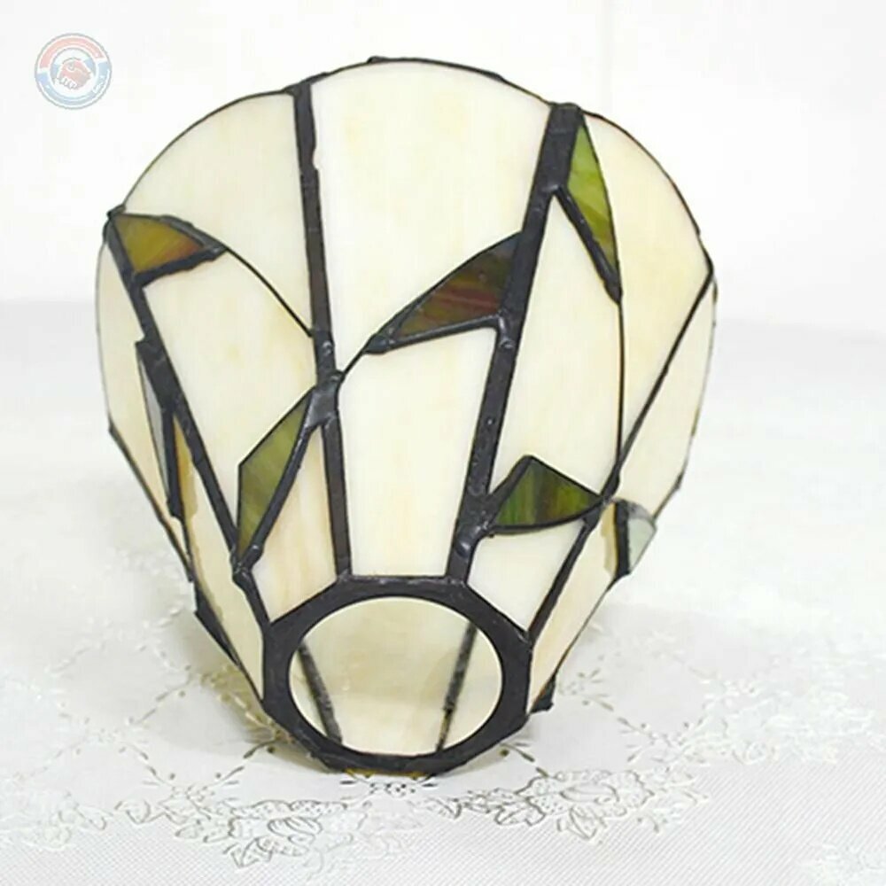 Стеклянный цветной плафон круглый для замены лампы, мягкий свет и романтическая атмосфера, универсальный декор для люстры, настенного светильника, E27