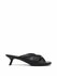 Босоножки Loewe Leather heeled sandals, размер 39, black/black