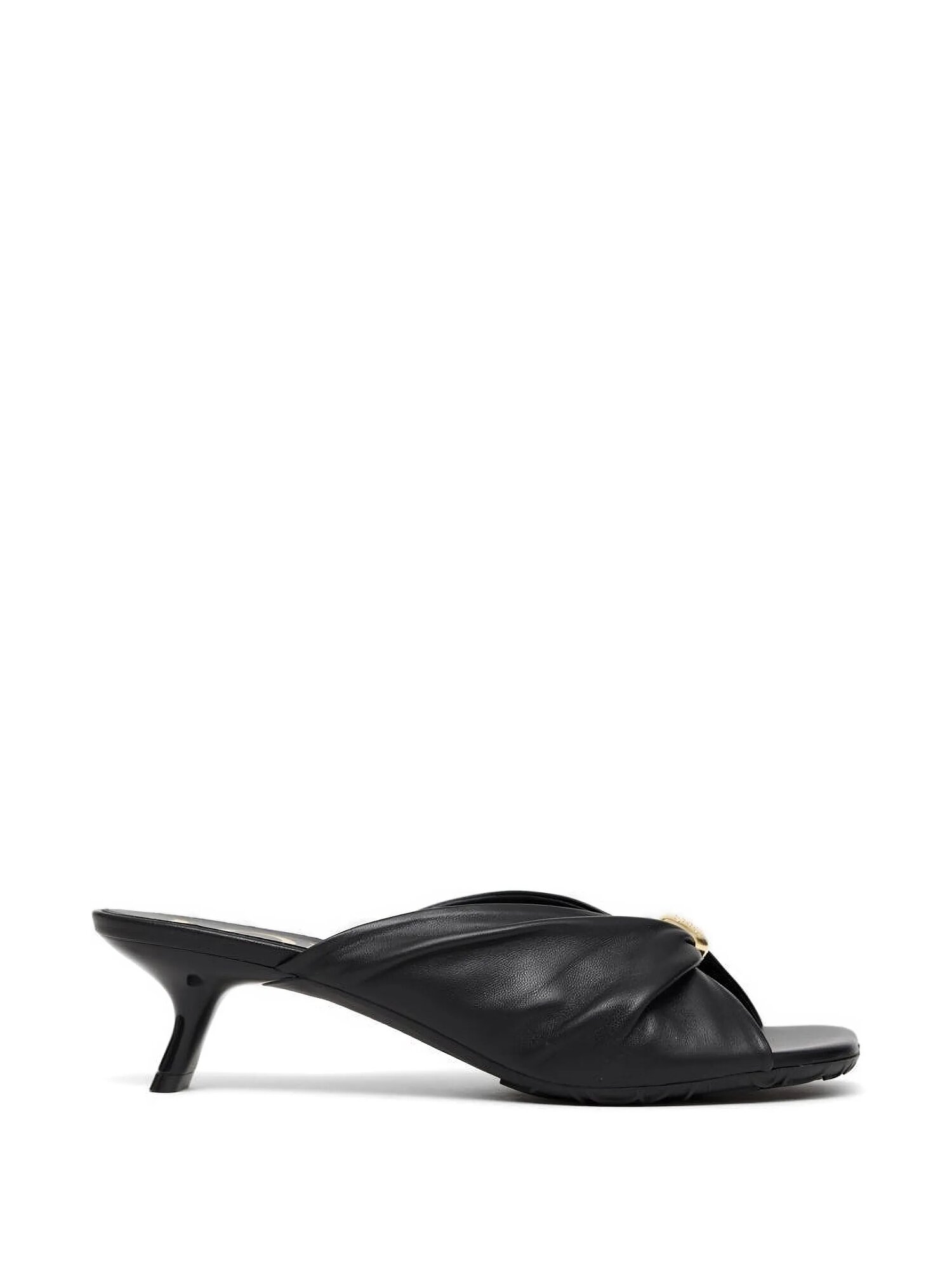 Босоножки Leather heeled sandals