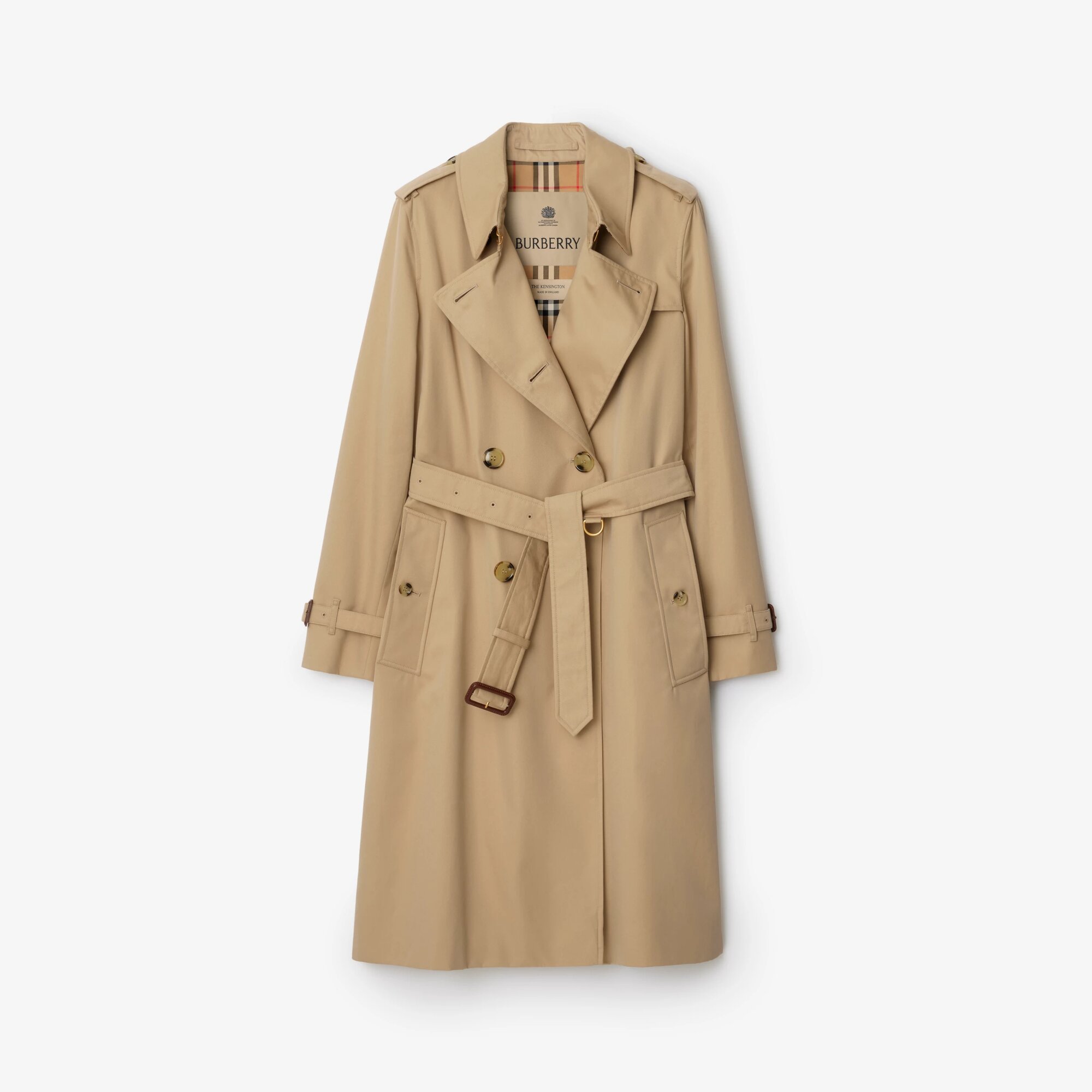 Regular Fit Long Kensington Heritage Trench Coat