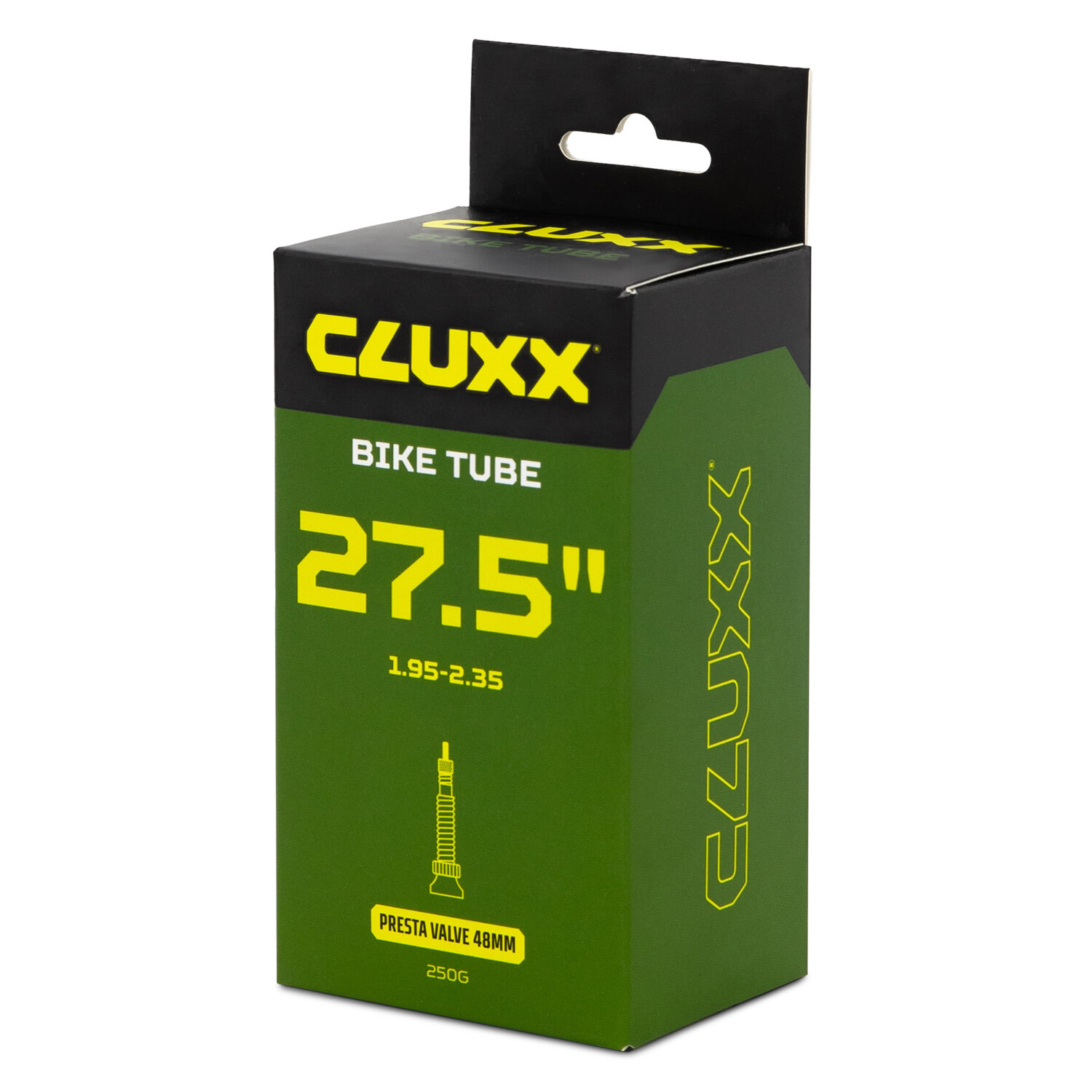 Велокамера CLUXX 27.5x2.125 Presta (FV48) Black