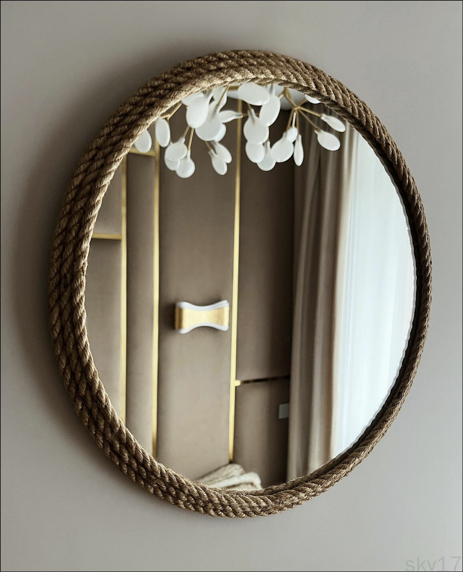 JenDi_Mirror Зеркало настенное, 40 см х 40 см, 1 шт