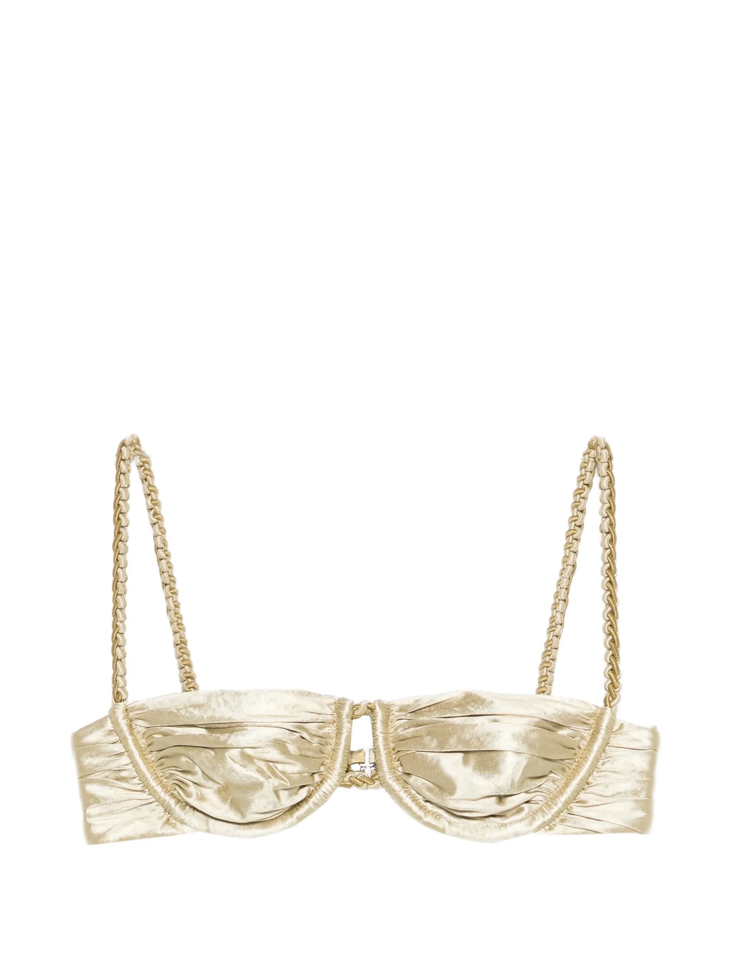 Купальник Ruched weave bikini top