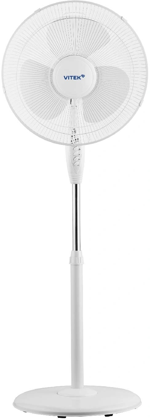 Вентилятор напольный Vitek VSF-1662 38Вт скоростей:3 пду белый упак:1шт