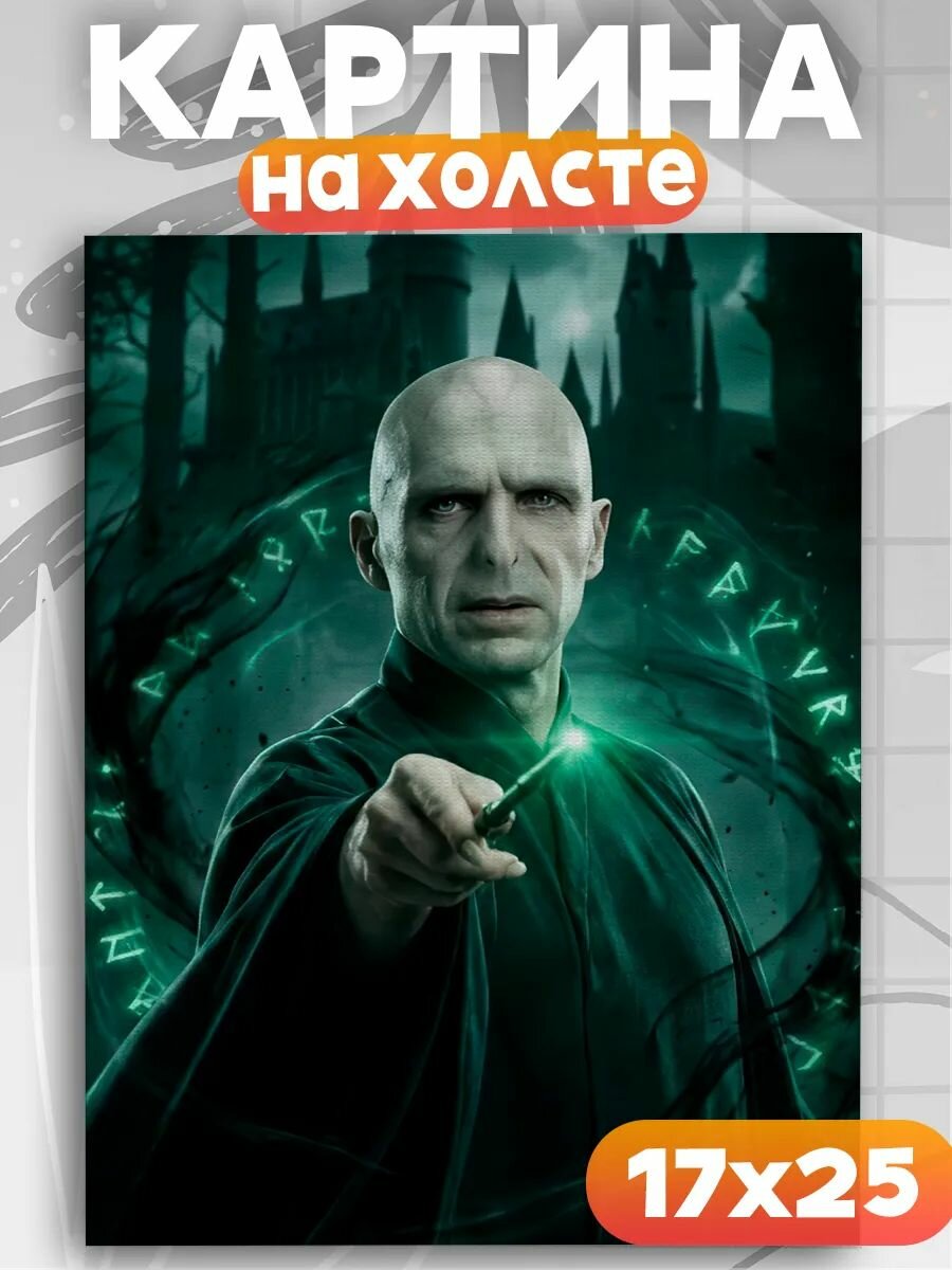 Картина на стену Гарри Поттер, на подрамнике, 1шт, 25х17 размер.