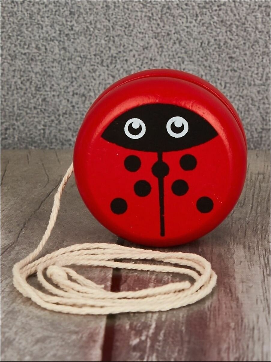 Деревянная игрушка антистресс для детей йо-йо/yo-yo/подарок для мальчика и девочки