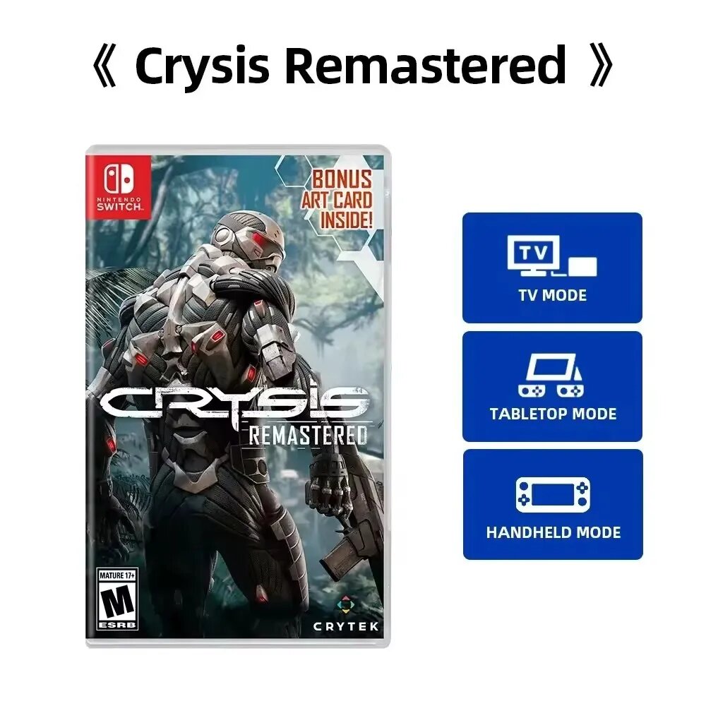 Nintendo Switch Game Deals - Crysis Remastered - for Nintendo Switch OLED Switch Lite Switch 100% Original Game Card Physical