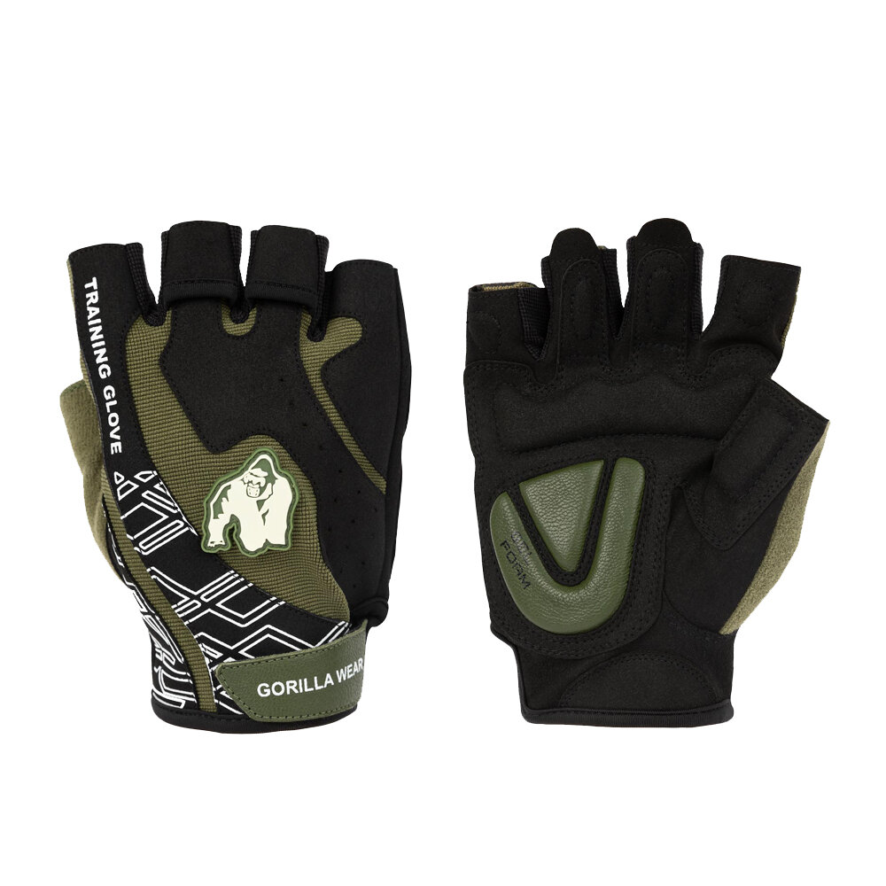 Тренировочные перчатки мужские Gorilla Wear GW-99235 (хаки) (XL)