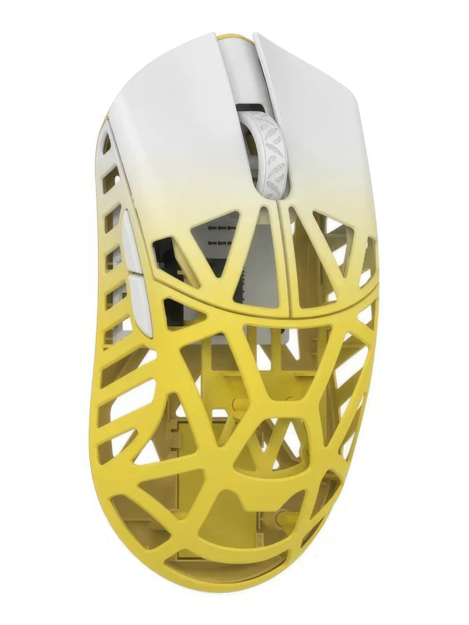 Игровая мышь Wanling WLmouse Beast X Mini, TTC/34g/PAW3395/8000Hz, белый, желтый