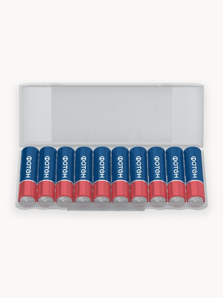 Батарейки пальчиковые АА фотон LR6 10 шт. в блистере