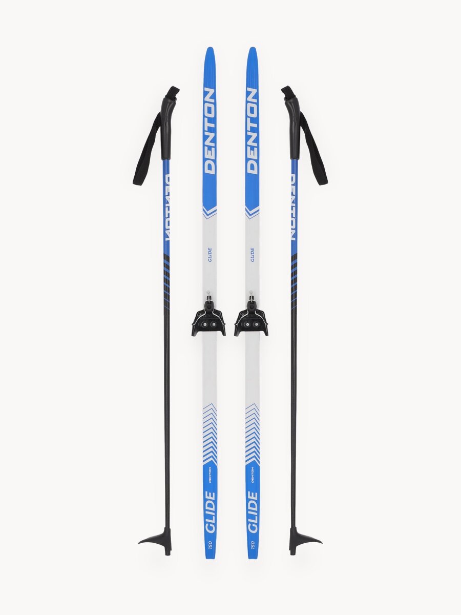 Беговые лыжи Denton Glide, 75 мм + крепления