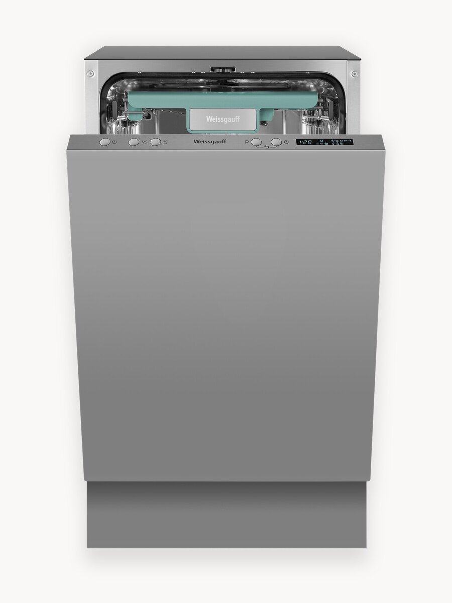 Встраиваемая посудомоечная машина с лучом на полу и авто-открыванием Weissgauff BDW 4533 D