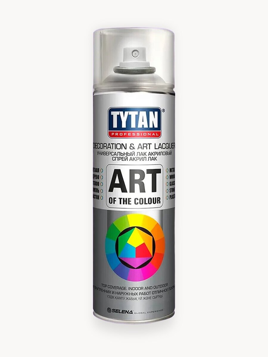 Акриловый лак бесцветный для дерева авто и картин