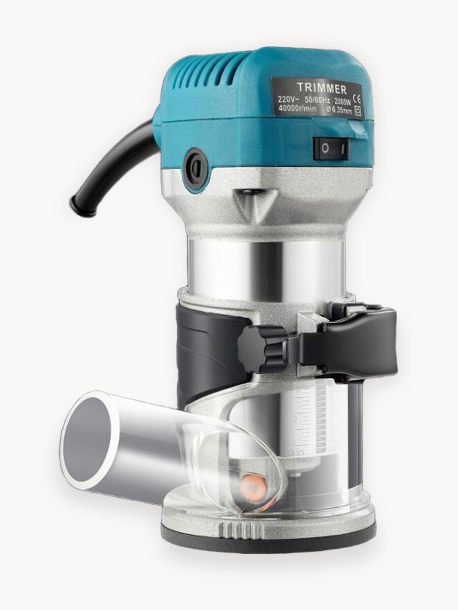Электрический триммер мощностью 2000 Вт, фрезерный, гравировальный долбежный ручной гравировальный станок 6,35 мм и 8 мм