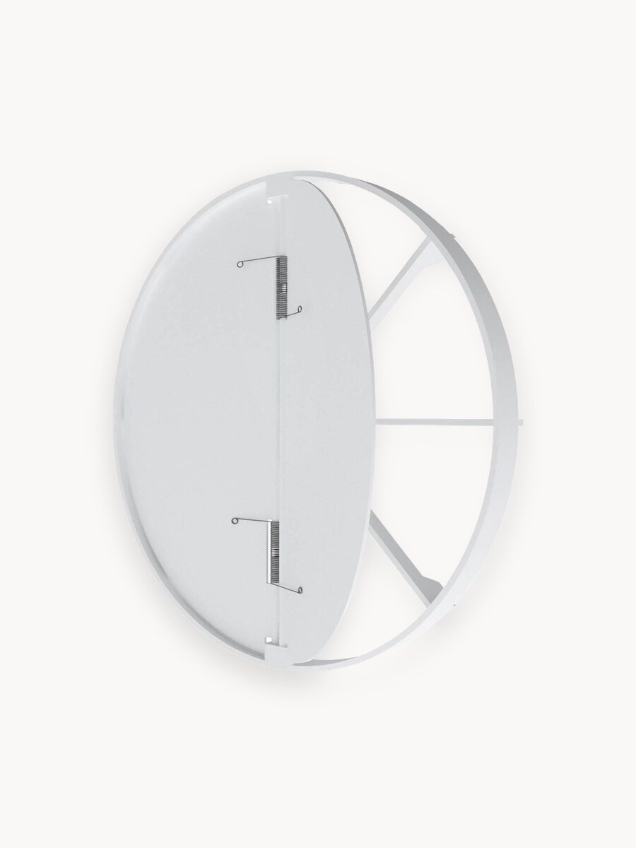 Клапан ERA 100 OK, пластик, защита от обратной тяги, D100 мм