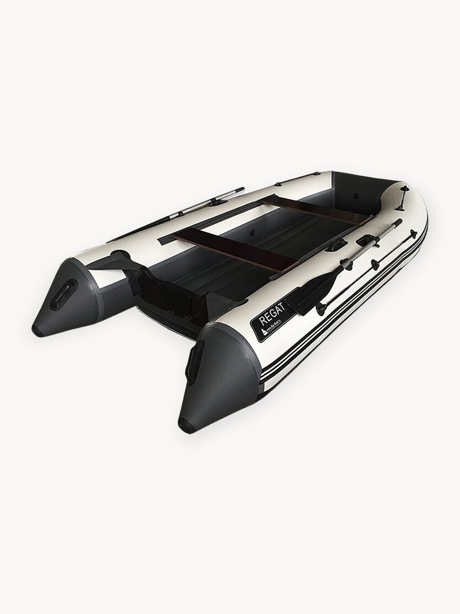 Надувная, под мотор, килевая лодка из ПВХ для рыбалки Regat (Регат) 310 НДНД