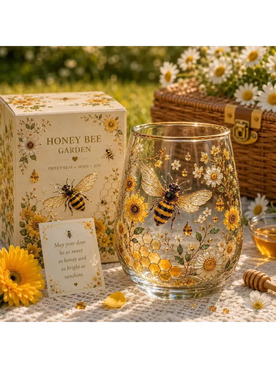 Стеклянная чашка для рукоделия в форме букета из стекла