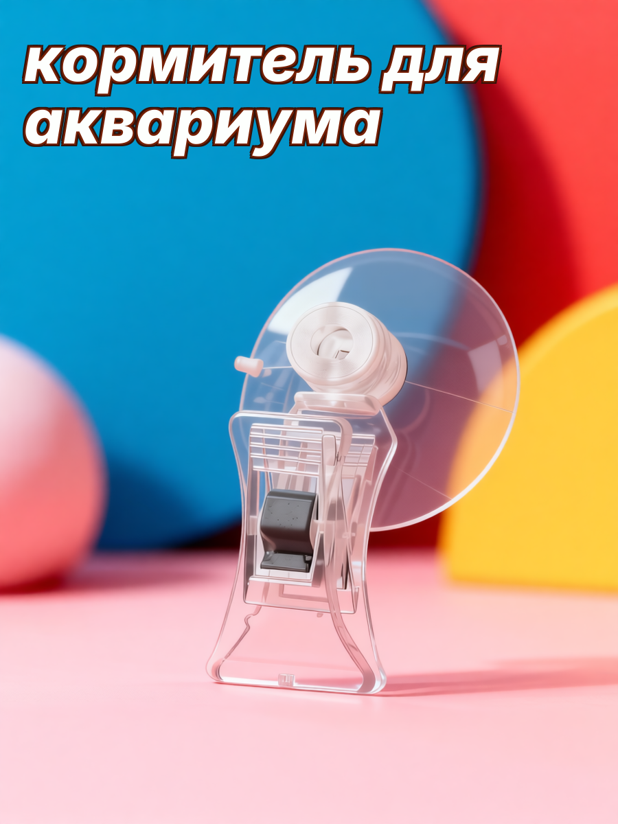Клип Для Аквариума С Соской 3 Штуки Для Крепления Водорослей И Овощей В Аквариуме Размер 1 Цвет Прозрачный