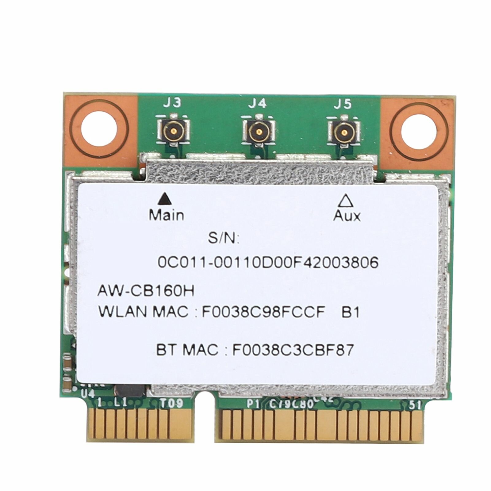 Сетевая карта Gigabit AC1300M MINI PCI-E с Bluetooth 4.0 BCM94360HMB