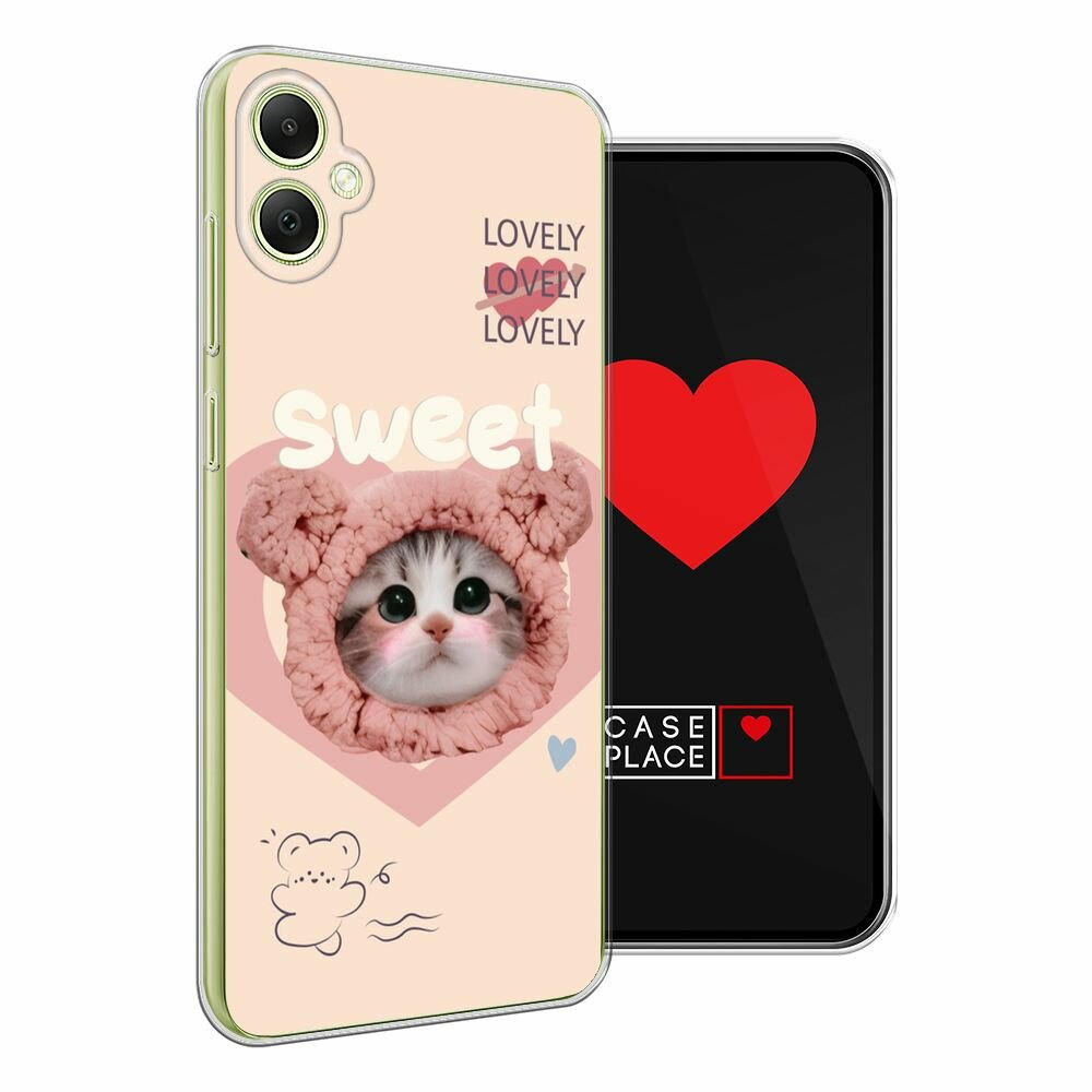 Чехол на Samsung Galaxy A05 / Самсунг Галакси A05 с принтом "sweet lovely kitten 1" — фото 1