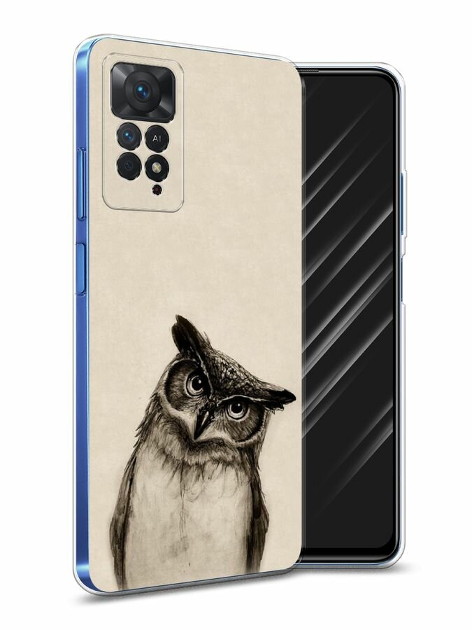 Чехол на Xiaomi Redmi Note 11E Pro / Сяоми Редми Нот 11E Pro Про с принтом "Сова"