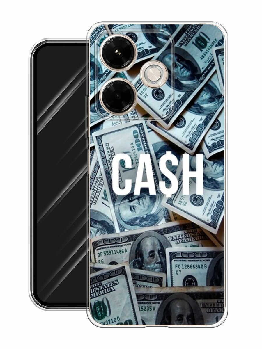 Чехол на Xiaomi Redmi 13X / Сяоми Редми 13X с принтом "Cash" — фото 1