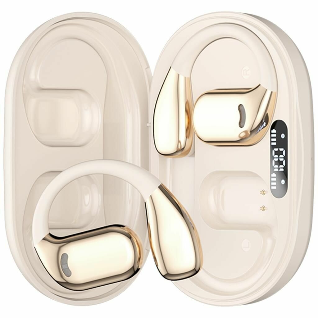 Беспроводные интеллектуальные наушники M75 с поддержкой Bluetooth 5.4 и портом Type-C для перевода голоса, Белый