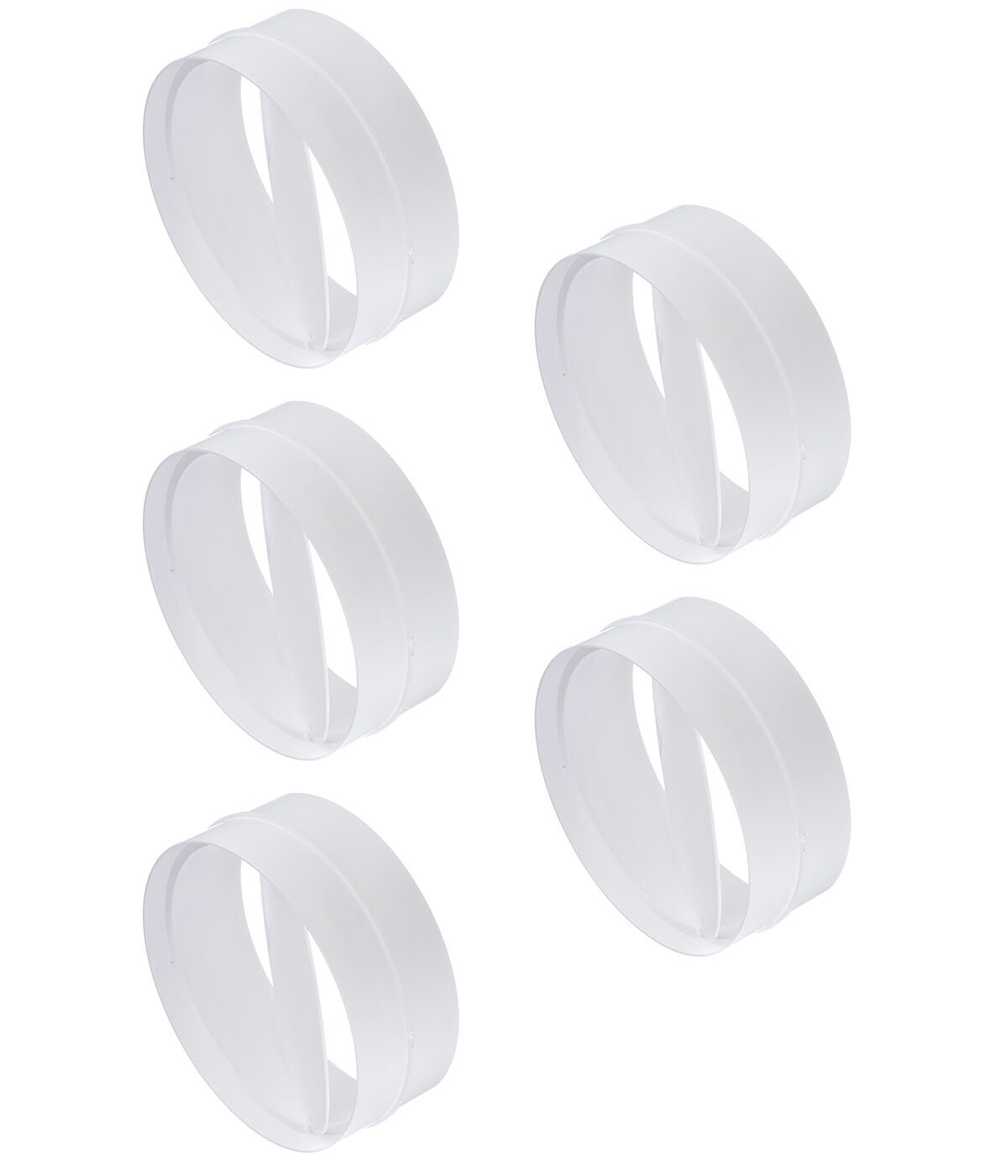 Соединитель для круглых воздуховодов с обратным клапаном пластиковый d160 мм (5 шт.)