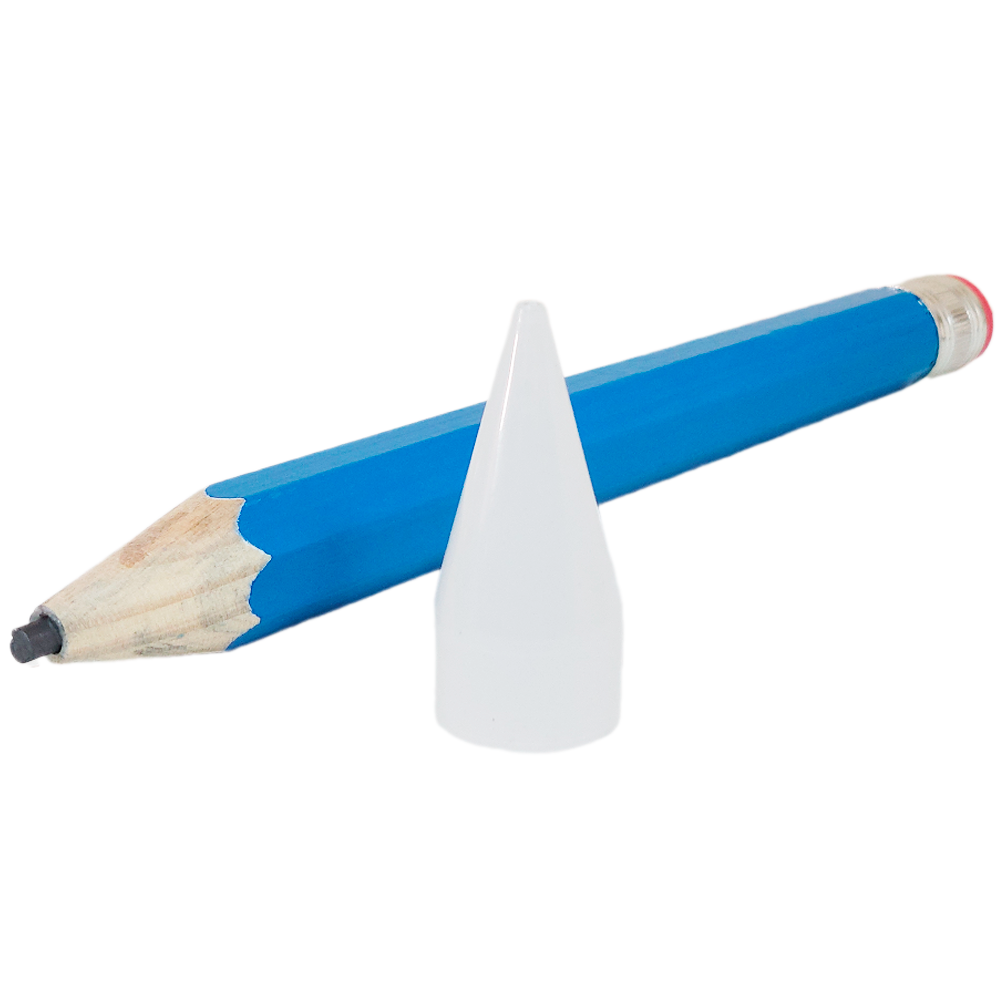 Чернографитный гигантский карандаш "Карамба" с ластиком (синий)