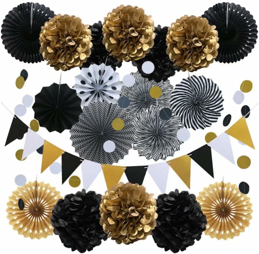 Набор бумажных вентилей Paper Fan Flowers, 20 штук, вентили для вывешивания, DIY ручная работа, украшение для свадьбы, дня рождения, Рождества, вечеринки, цветы из бумажных вентилей, многоцветный, лантан 8 дюймов/20 см, вентили 2 шт 8 дюймов/20 см, 2 шт