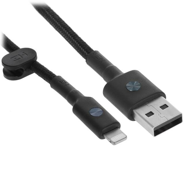 ZMKAL881CNBK ZMI USB кабель ZMI USB cable (MFi certified 200cm PP braided Lightning cable)black