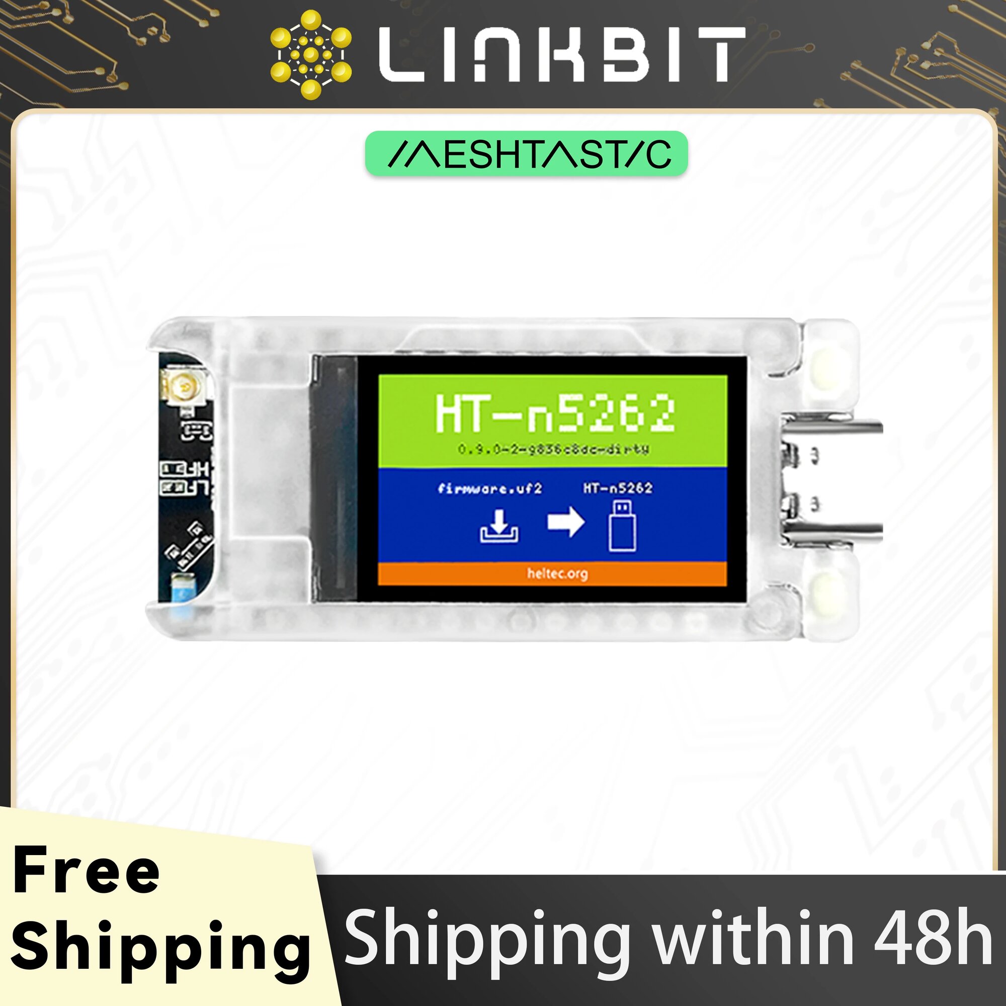 Heltec T114 V2 LoRa Tracker, Screen, GNSS, 868 — фото 1