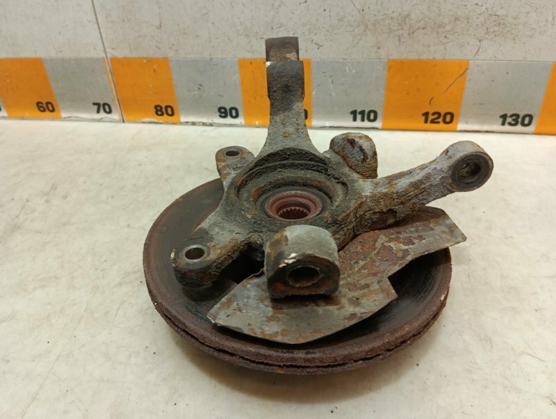 Б/У В сборе со ступицей, ступица Кулак поворотный Chevrolet Aveo 2011 T250 Перед. Прав. 428675 GENERAL MOTORS арт. 96870494