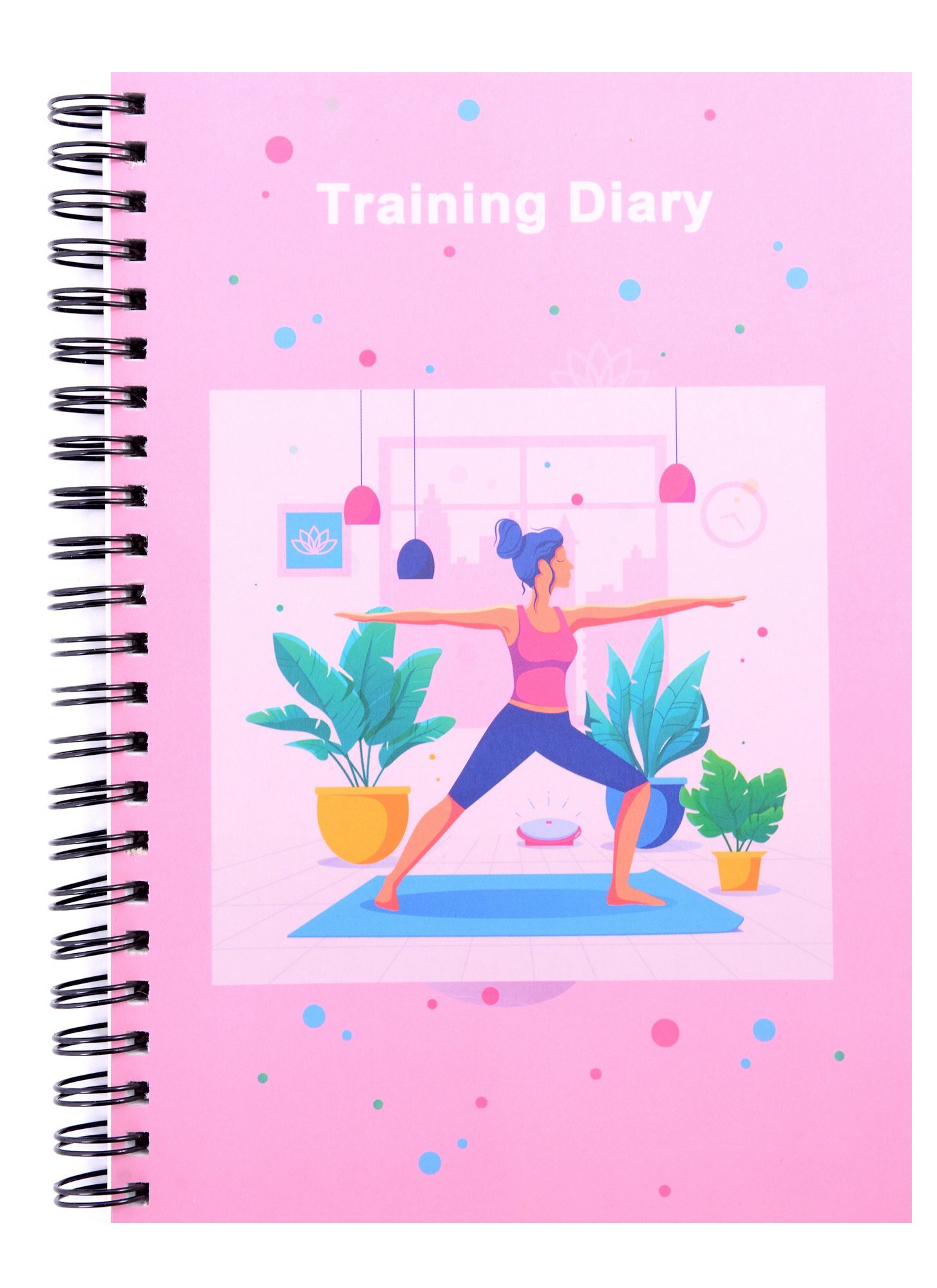 Дневник тренировок А5 96л "Training Diary №1" европисаль, мат. лам, офсет