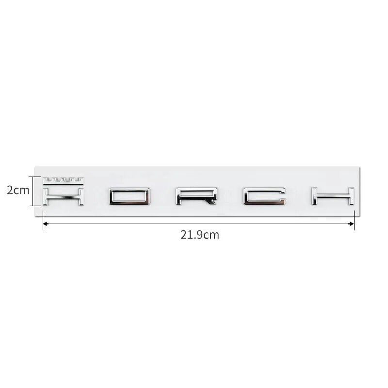 Автомобильный ABS задний багажник с буквами и словами, логотип, эмблема, наклейки, наклейки для Audi A8 Horch 2022 2023 2024, детали, аксессуары Silver
