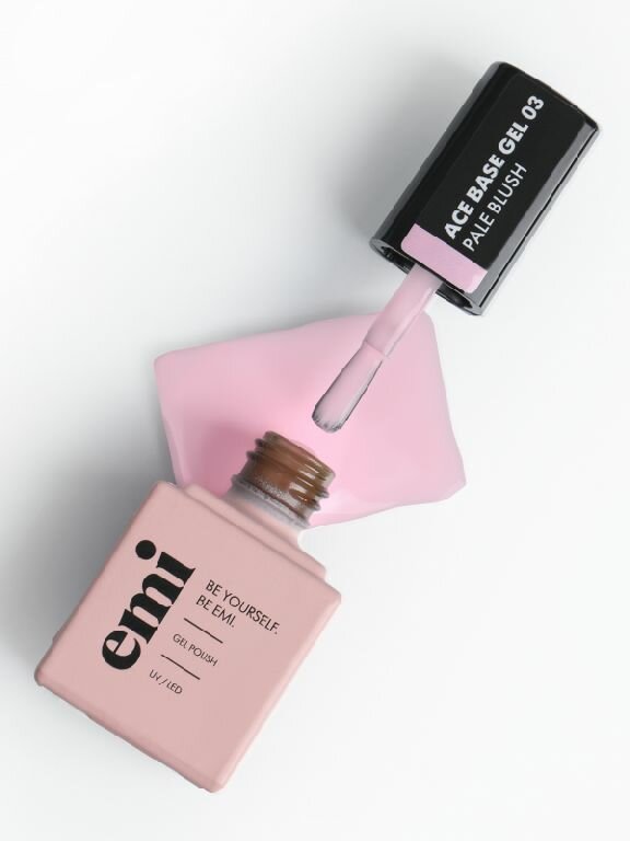 База для гель-лака E. MiLac Ace Base Gel №03 Pale Blush, 9 мл